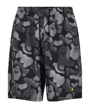 BARROW Allover Print Shorts - Black