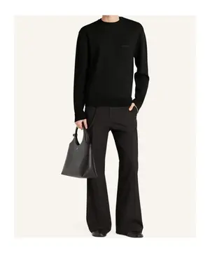 COURREGES Courrèges Logo Detailed Crewneck Jumper