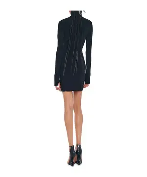 Norma Kamali High-necked Pickleball Dress