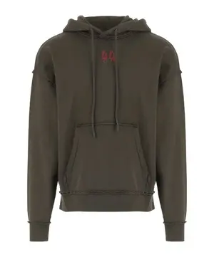 44 LABEL GROUP Logo Print Hoodie - Green