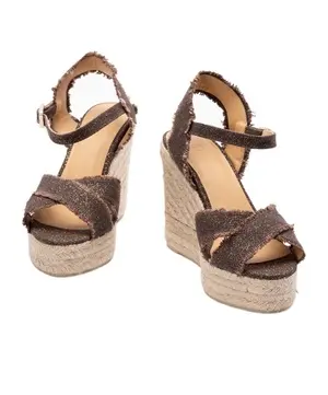 CastaÑer Bromelia Frayed Wedge Espadrilles