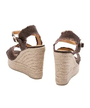 CastaÑer Bromelia Frayed Wedge Espadrilles