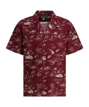 MONTBELL Printed Shirt - Red