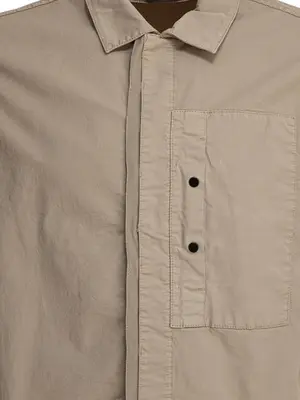 Stone Island Compass Patch Long-sleeve Overshirt