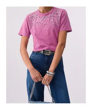 Liu Jo Embellished Round-neck T-shirt