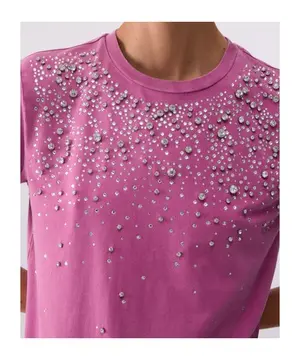 Liu Jo Embellished Round-neck T-shirt