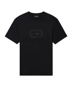 Emporio Armani Logo-detail T-shirt - Black