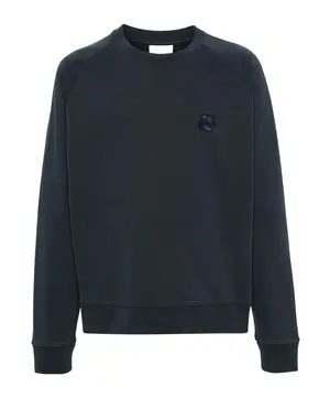 Maison Kitsuné Bold Fox Head Patch Oversized Sweatshirt - Black