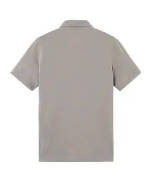 Stone Island Slim-fit Short-sleeve Polo Shirt With Compass Patch