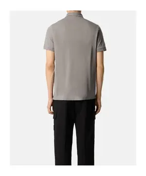 Stone Island Slim-fit Short-sleeve Polo Shirt With Compass Patch