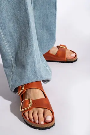 BIRKENSTOCK Arizona Big Buckle Sandals - Brown