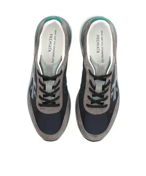 Premiata Logo Heel Trainers