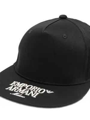 Emporio Armani Embroidered Logo Baseball Hat