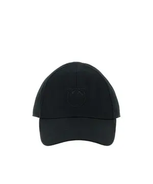 Pinko Break Dance Curved Peak Cap - Black