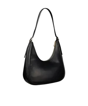 Calvin Klein Soft Touch Crescent Logo Hobo Bag