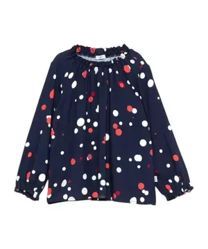 IL GUFO Polka Dot-pattern Blouse