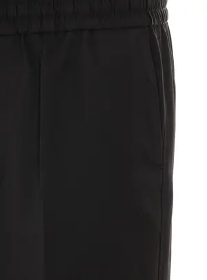 Drole De Monsieur Elastic Waist Pants - Black