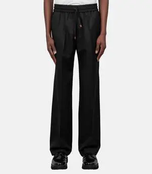 Drole De Monsieur Elastic Waist Pants - Black