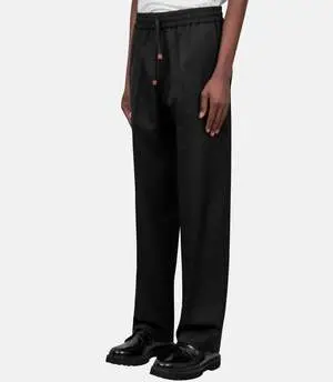 Drole De Monsieur Elastic Waist Pants - Black