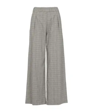 SEMICOUTURE Elastic Waist Casual Pants - Gray