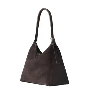 LEMAIRE Belted Hobo Bag In Suede