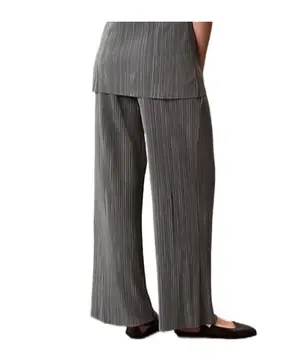 Calvin Klein Crinkled Wide-leg Pants