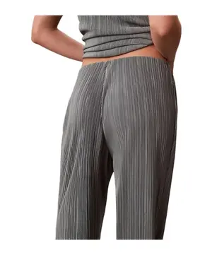 Calvin Klein Crinkled Wide-leg Pants