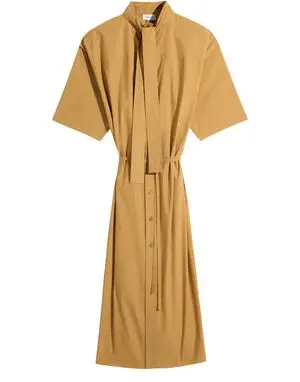 LEMAIRE Reversible Tube Dress - Brown