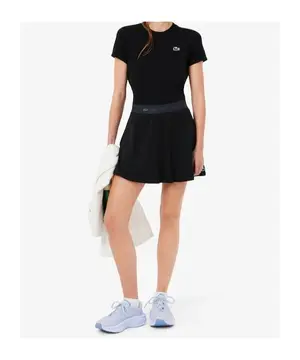 Lacoste Elastic Waist Midi Skirt