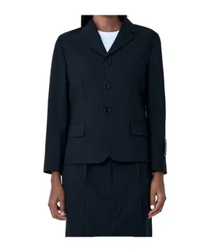 Marni Single-breasted Tailored Wool Blazer - Black