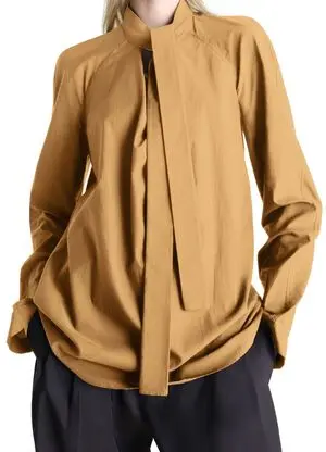 LEMAIRE Ascot Long-sleeved Blouse