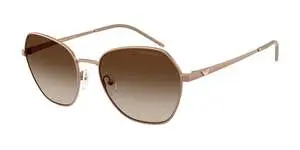 Emporio Armani Geometric Frame Sunglasses