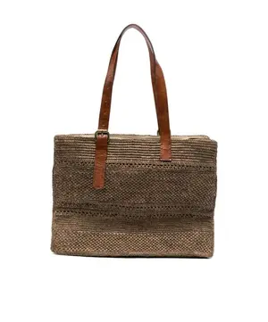 IBELIV Nomade Woven Shoulder Bag - Dark Tea