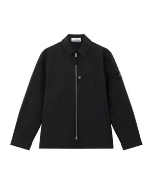 Stone Island Logo-patch Jacket - Black