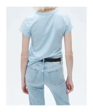 Rag & Bone Slim Crewneck T-shirt - Raindrop