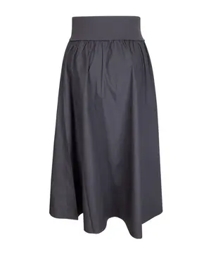 SAMSOE SAMSOE Elastic Waist Midi Skirt