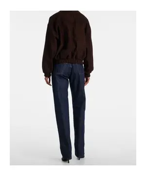 Magda Butrym Long-sleeved Leather Jacket