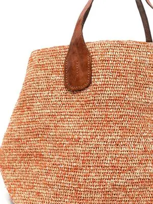 IBELIV Rio Woven Tote Bag With Magnetic Buckle