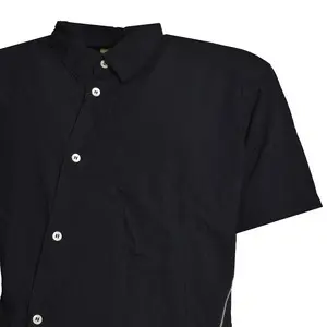 Comme Des Garçons Zip Detailed Asymmetric Shirt
