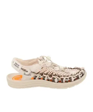Keen Uneek Lea Woven Slip-on Sneakers - Nude