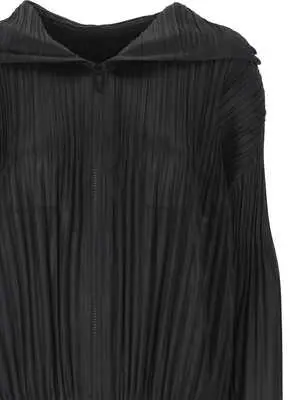 PLEATS PLEASE BY ISSEY MIYAKE Pleats Please Issey Miyake Fluffy Basics Hooded Blouse
