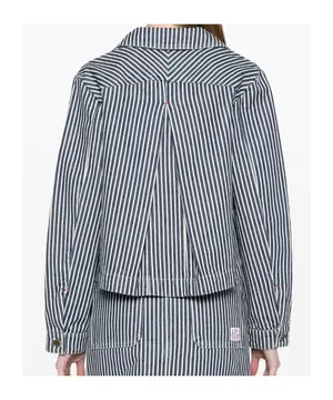 A.p.c. Frida Striped Single-breasted Jacket