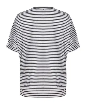 Herno Striped Boat Neck T-shirt