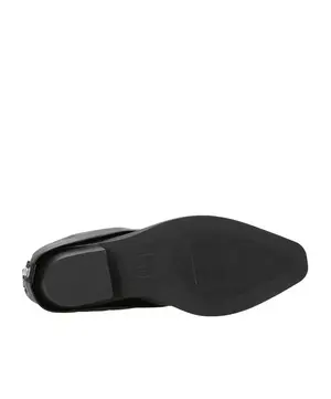 Ash Round Toe Gathered Detail Boots