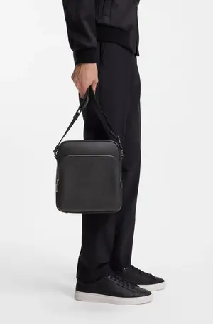 Hugo Boss Zippered Shoulder Bag