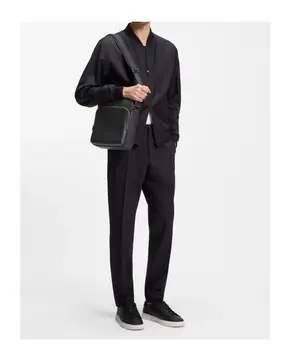 Hugo Boss Zippered Shoulder Bag