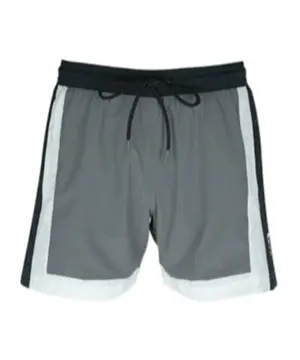 Hugo Boss Logo Trim Drawstring Shorts - Gray
