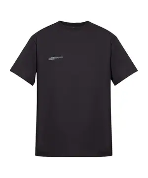 PANGAIA Text Print T-shirt - Black