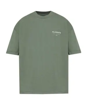 ALLSAINTS Underground Logo T-shirt - Garnet Green