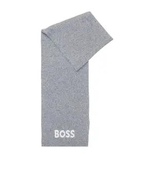 Hugo Boss Letter Scarf - Gray